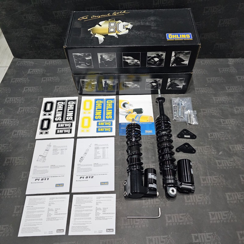 Jual Shock Tabung Ohlins PI 811 PI 812 Depan Belakang Vespa Sprint ...