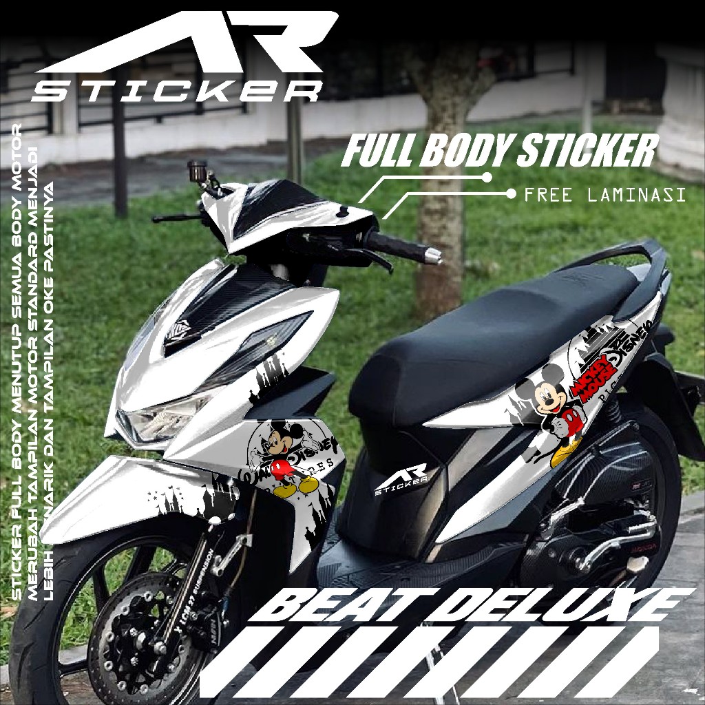 Jual Sticker Motor Full Body Honda Beat Deluxe Beat Street CBS Decal ...