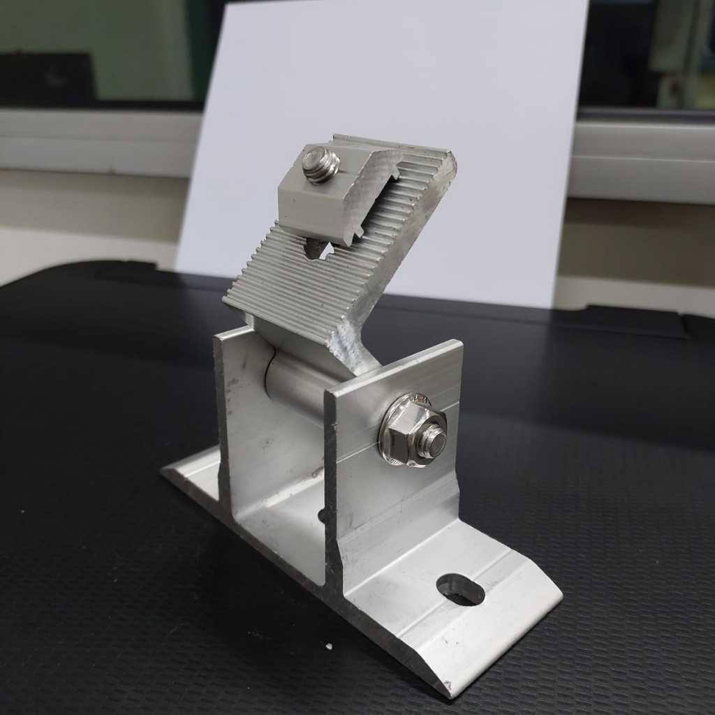 Jual Adjustable Front Leg Kit Mounting Solar PV Module Bracket Panel ...