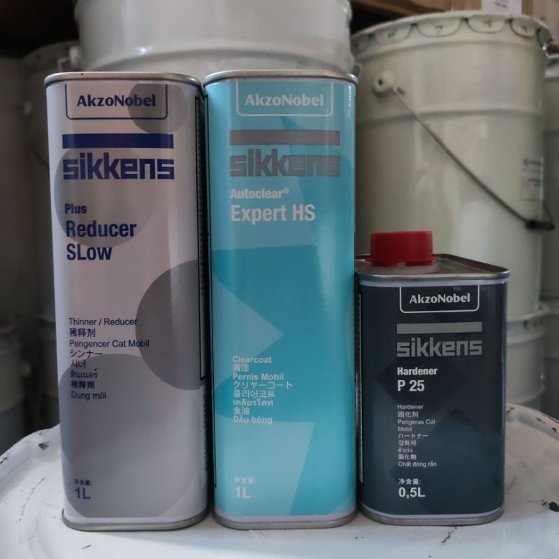 Jual Clear Sikkens Expert HS Full set - Clear 1L + Thinner Slow 1L ...