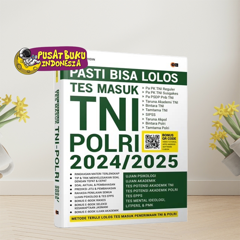 Jual Buku Panduan Belajar Bimbingan Soal Tes Masuk Tni Polri 2024 2025