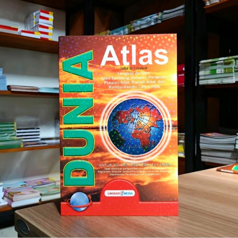 Jual Atlas Dunia Lengkap Edisi 38 Provinsi Ukuran A5 (LM | Shopee Indonesia