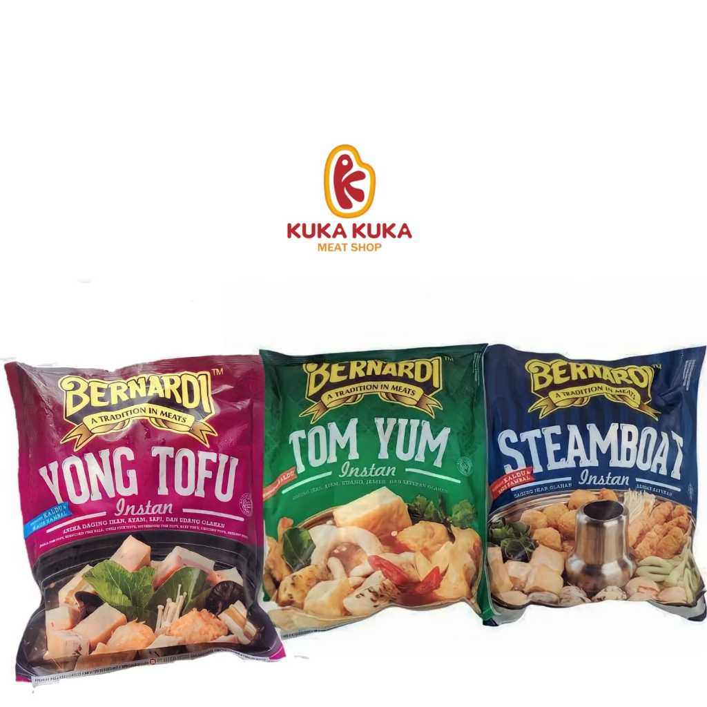 Jual Bernardi Steamboat / Tomyum / Yong Tofu Shabu Instant Frozen Halal ...