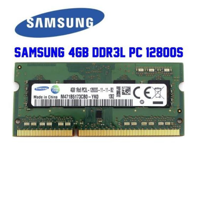 Jual Ram Sodimm Samsung DDR3L 4GB PC12800 PC3L | Shopee Indonesia