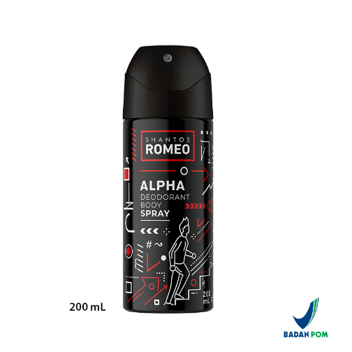 Jual SHANTOS ROMEO DEO BODY SPRAY PRIA 200ML SERIES ( ALPHA / HERO ...