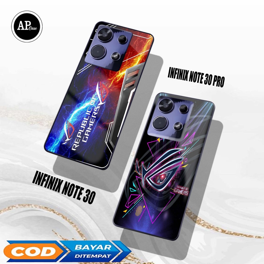Jual Case INFINIX NOTE 30/30 PRO Hardcase Glossy Terbaru [MOTIF ROG] - Custom Case - Casing Hp ...