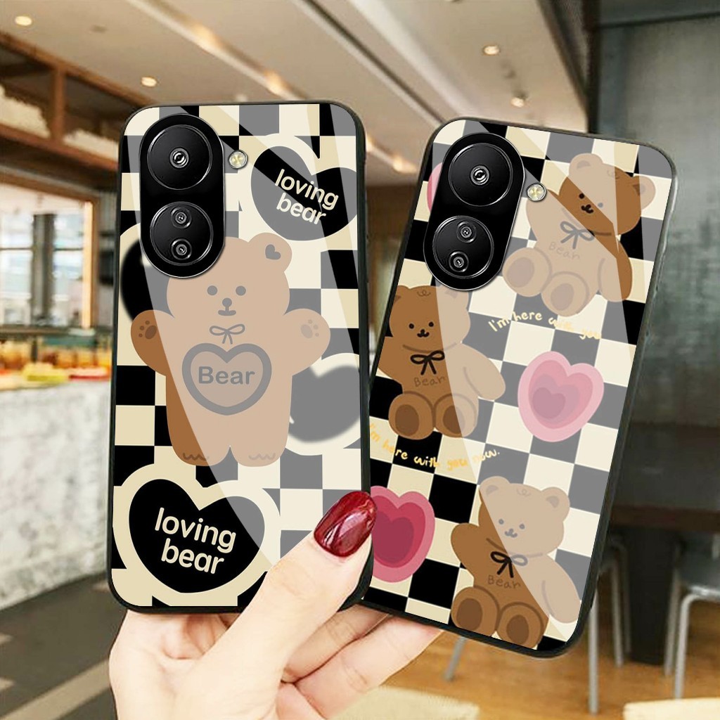 Jual Case Kaca Redmi 13C - Kesing Hp Redmi 13C - Case Kaca Kilau Redmi ...