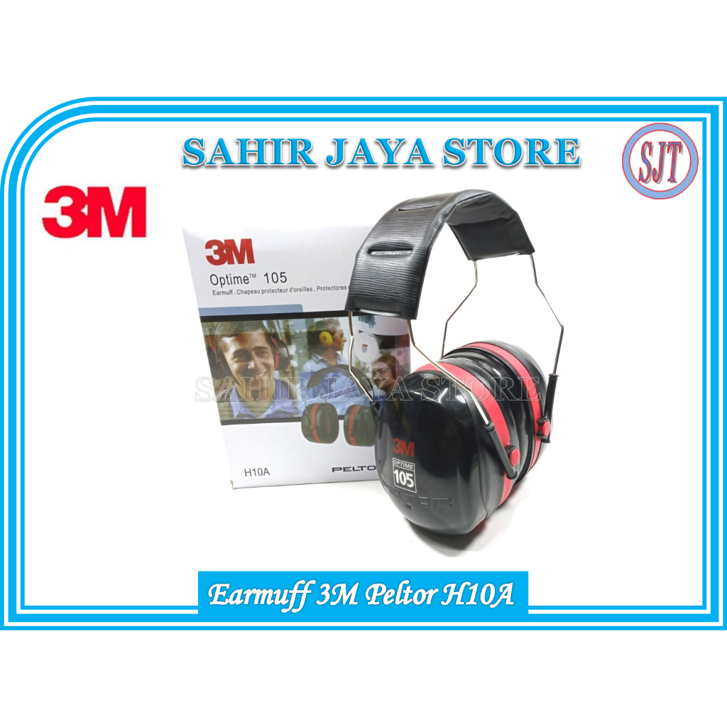 Jual Earmuff Safety Earmuff 3M Peltor series H10A optime 105 Earmuff 3M Original | Shopee Indonesia