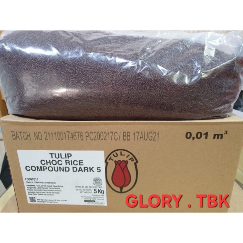 Jual mesis tulip choco rice 5kg / mesis tulip coklat 5kg | Shopee Indonesia