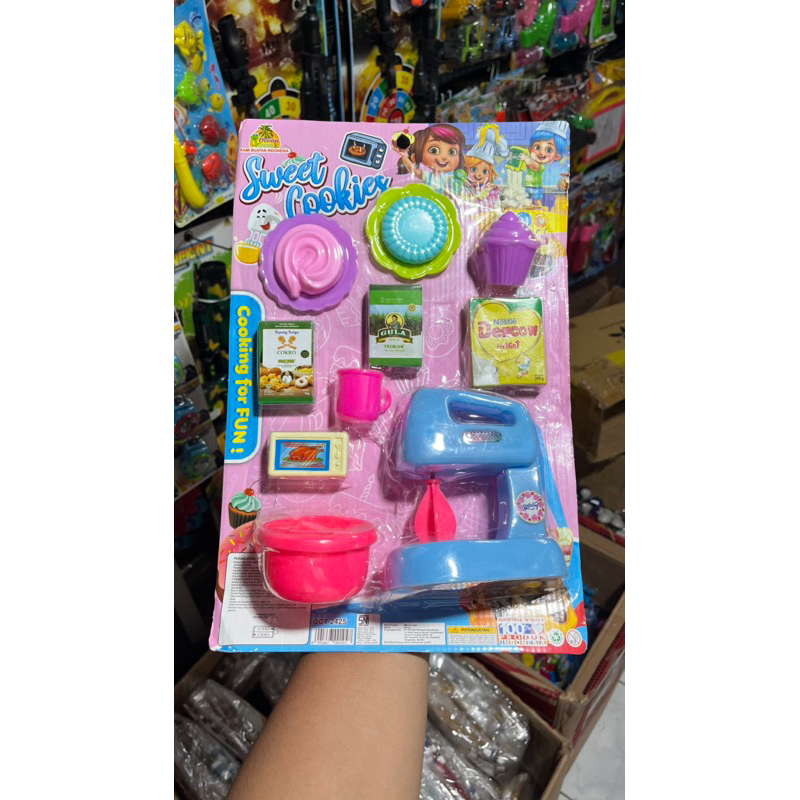 Jual MAINAN ANAK CEWEK/PEREMPUAN SWEET COOKIES (MEMBUAT ROTI) | Shopee ...