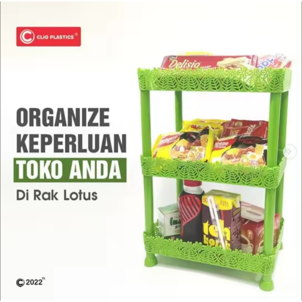 Jual RAK LOTUS bentuk kotak 9031 CLIO - RAK SERBAGUNA PLASTIK WARNA rak ...