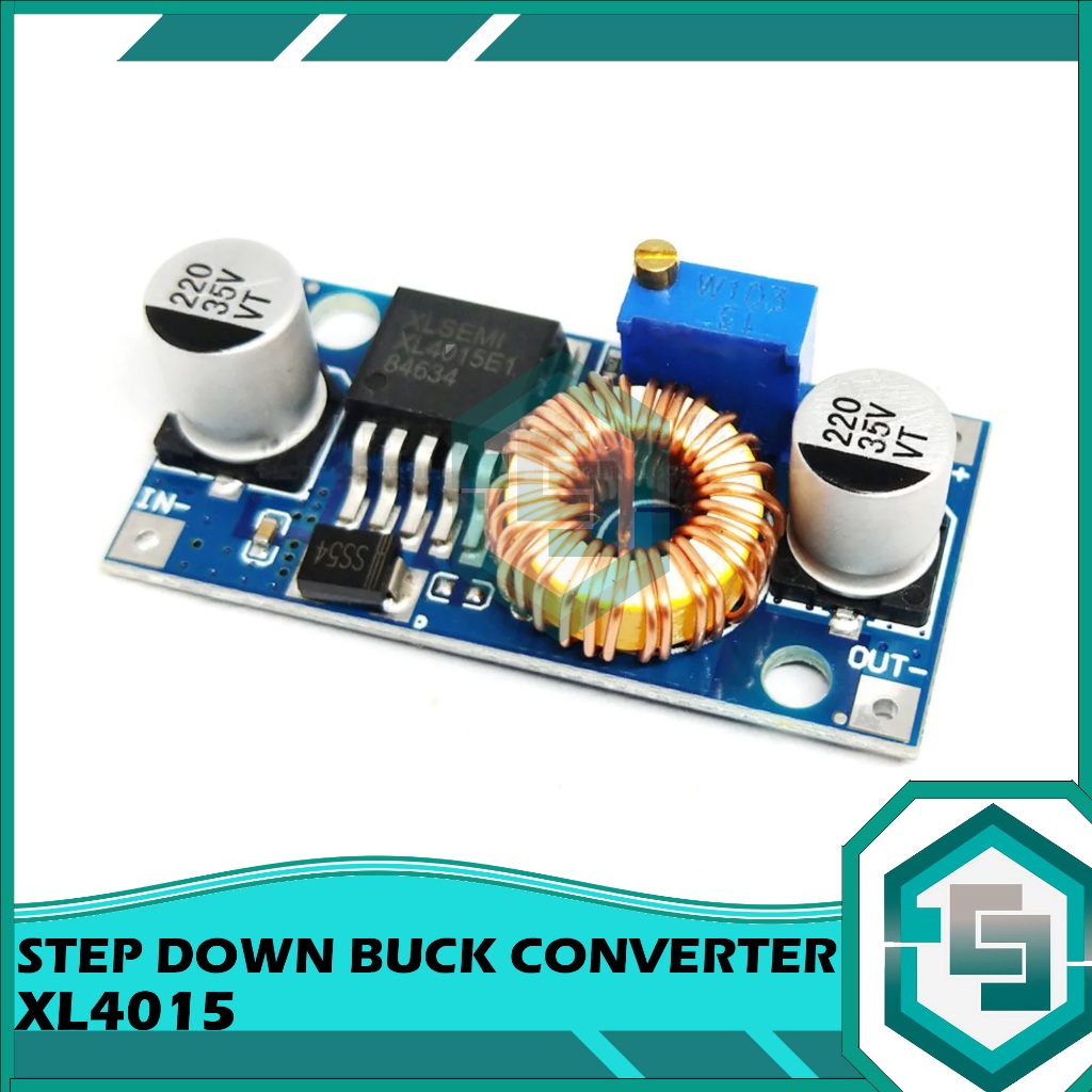 Jual STEP DOWN XL4015 DC TO DC BUCK CONVERTER 5A 0.8V-30V TO 5V-32V | Shopee Indonesia