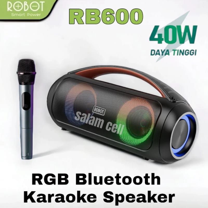 Jual Speaker Bluetoth Karaoke ROBOT RB500 Murah Kwalitas Mewah Original Garansi Resmi | Shopee ...