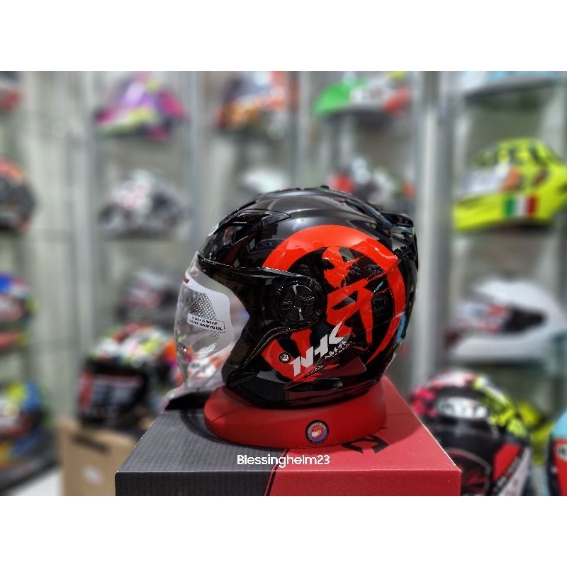 Jual NHK GLADIATOR MOTIF KANJI ALL WARNA HELM OPEN FACE | Shopee Indonesia