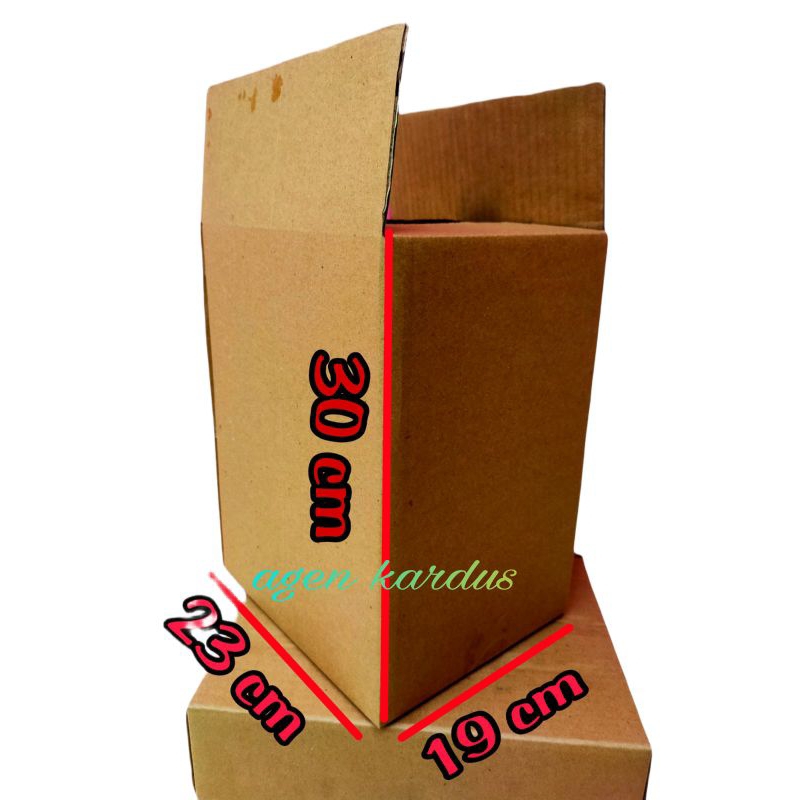 Jual kardus polos UK 21'5x10x29 kardus packing kardus kecil kardus ...