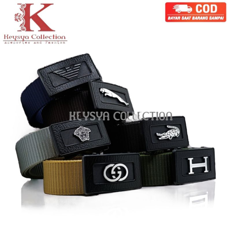 Jual [K&C] IKAT PINGGANG PRIA NYLON CANVAS SABUK TACTICAL PRIA MODEL REL | Shopee Indonesia