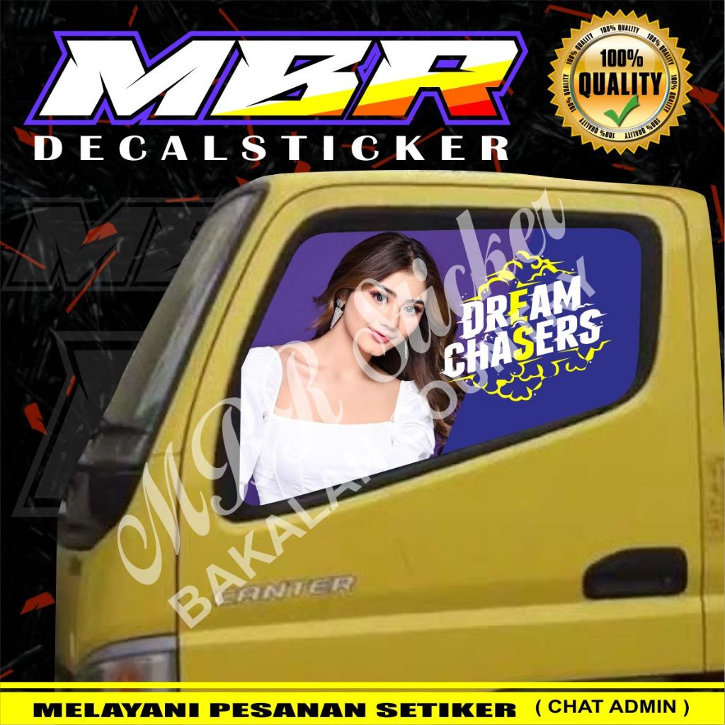 Jual ONEWAY TRUK CANTER,STIKER KACA TRUK CANTER,STIKER GAMBAR CUSTOM ...