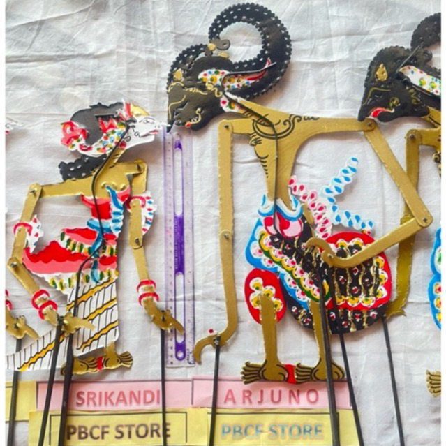 Jual WAYANG kertas ARJUNA SRIKANDI RAMA SINTA | Shopee Indonesia