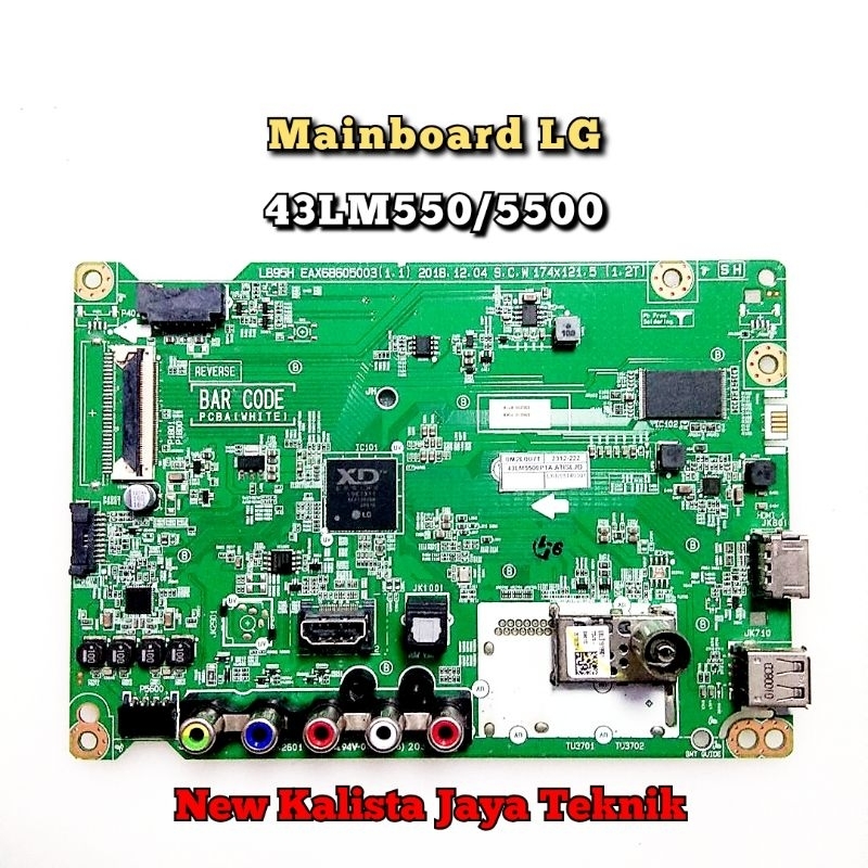 Jual MAINBOARD TV LG 43LM5500PTA ORIGINAL EAX68605003 MB 43LM550 MB LG ...