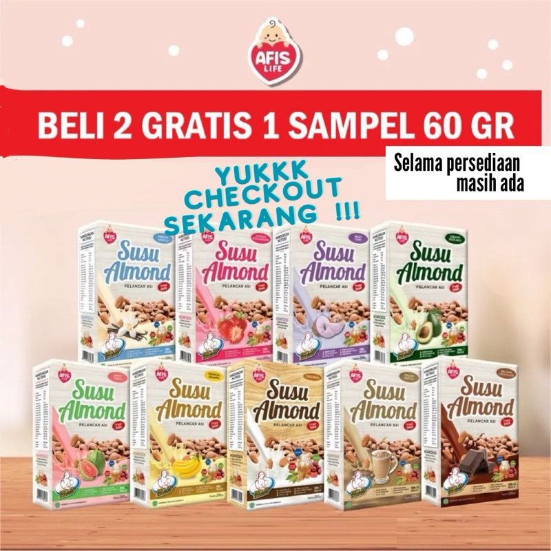 Jual AFIS | SUSU ALMOND | SUSU ALMOND ASI BOOSTER | ALMOND | ASI ...