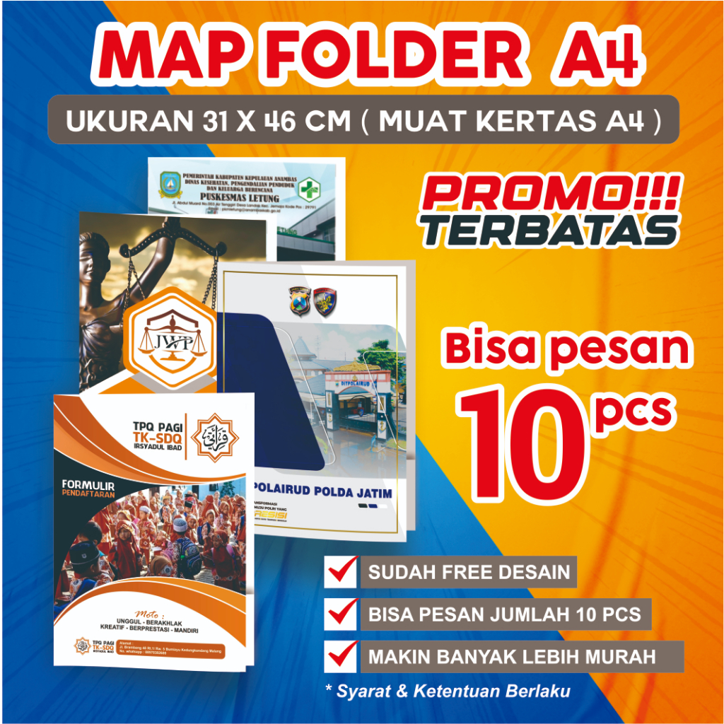 Jual Map Folder, Map Sekolah, Map Kantor, Map Rekam Medis, Map PPDB ...