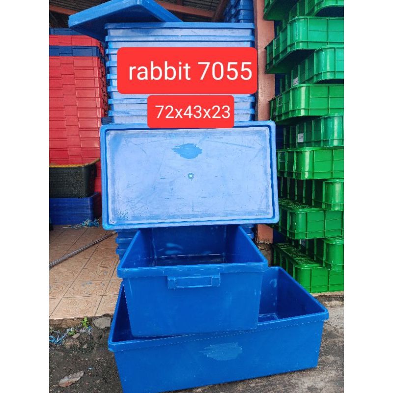 Jual Box Container Rabbit 7055 Bekas Tutup Shopee Indonesia