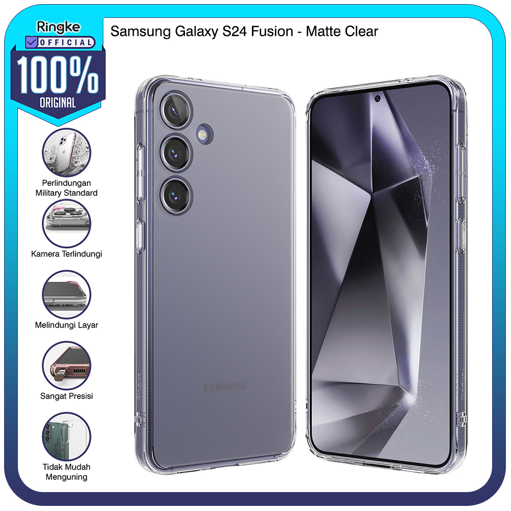 Jual Casing Ringke Samsung Galaxy S24 Ultra Plus Softcase Mag Fusion X