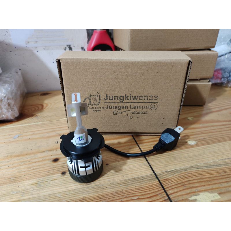 Jual led H4 JL55 4300k putih kuning cut off halogen tanpa bayangan ...