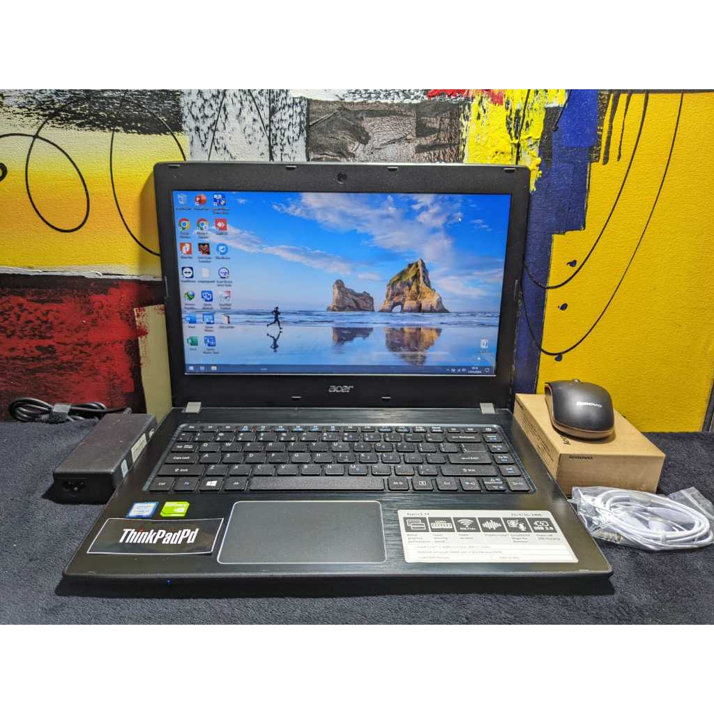 Jual Laptop Gaming Desain Acer Aspire E5-475G Core i3 6006U Nvidia Mulus | Shopee Indonesia