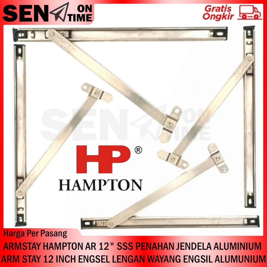 Jual Arm Stay Penahan Jendela Armstay Hampton Ar 12 Sss Aluminium 12 ...
