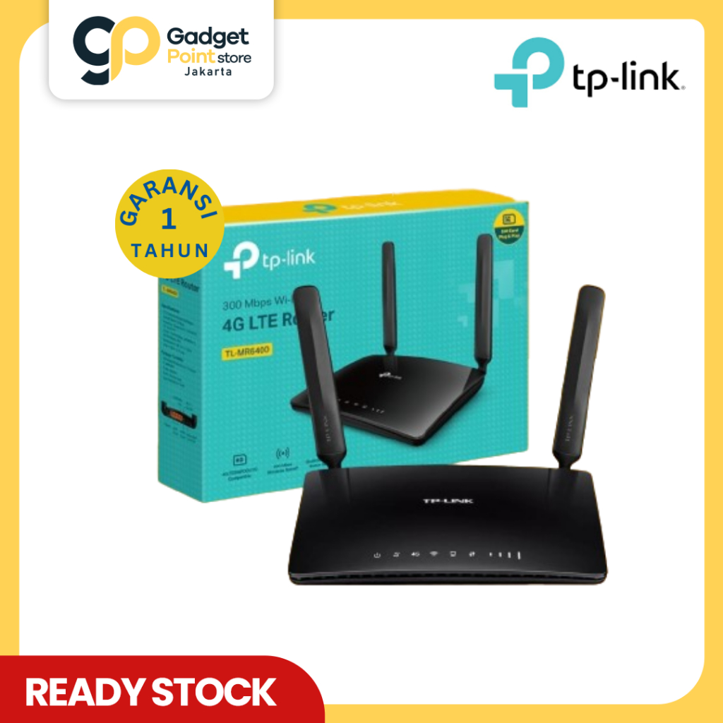 Jual TP-Link TL-MR6400 300Mbps Wifi N 4G LTE Router build-in 4G LTE ...