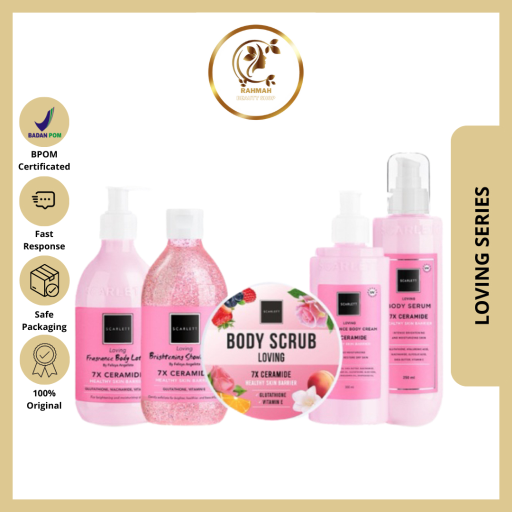 Jual Scarlett Paket Loving Series | Body Lotion | Body Serum | Body ...