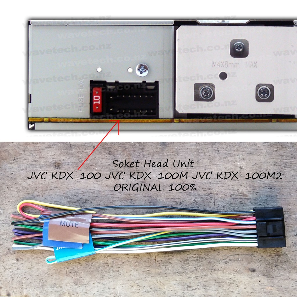 Jual Kabel HU Soket JVC KDX-100 JVC KDX-100M JVC KDX-100M2 Socket Head ...