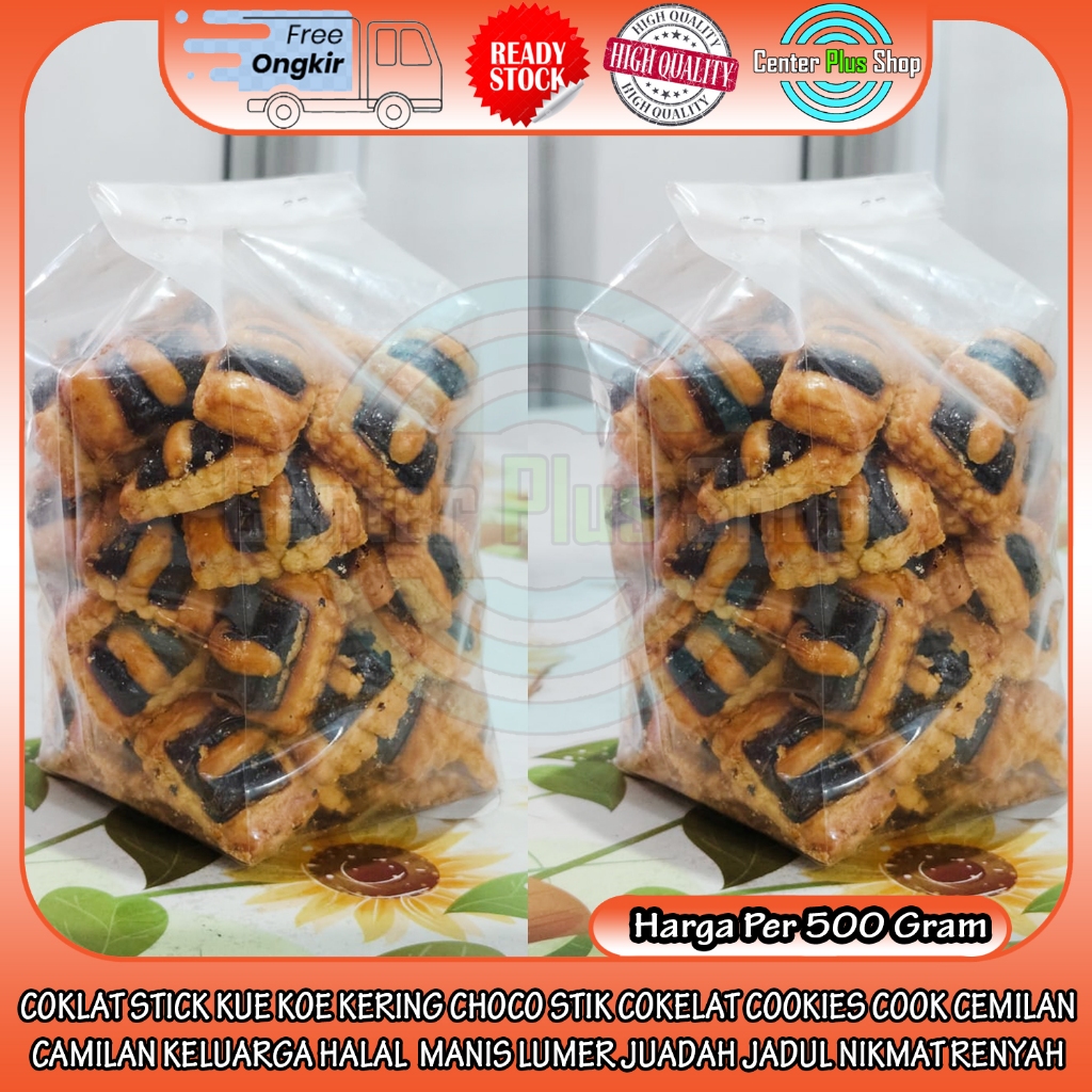 Jual Kue Stick Cokelat Roti Rasa Coklat Steck Stik Kering Choco Lezat ...