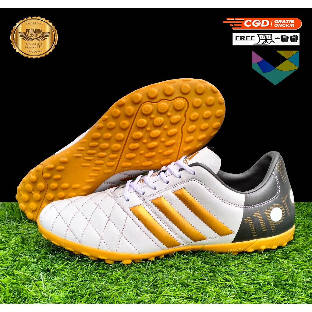 Jual Sepatu Futsal Adidas11PRO Outsol Grigi free Kaos Kaki Dan Decker ...