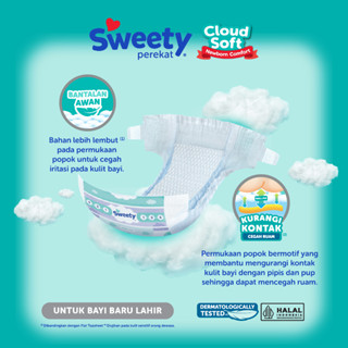 Jual Sweety Silver Cloud Soft Comfort NB - S 40 - Perekat / Pants M46 ...