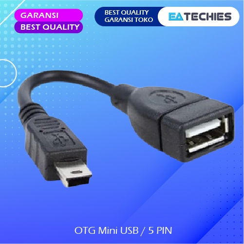 Jual Kabel OTG Mini USB / 5Pin / 5 PIN | Shopee Indonesia