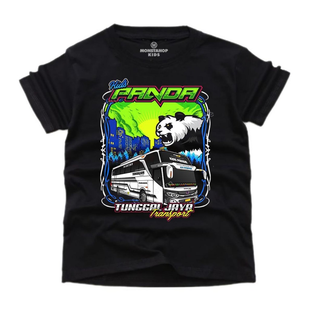 Jual ( Kaos Anak ) Monstahopkids Kaos Anak Laki-Laki Perempuan Motif Bus Telolet Basuri KIDS ...