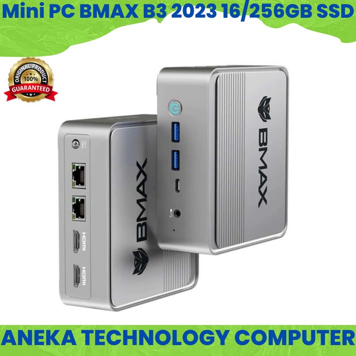 Jual Mini PC BMAX B3 2023 16/256GB SSD Intel QuadCore N5095 HDMI Windows 11 | Shopee Indonesia