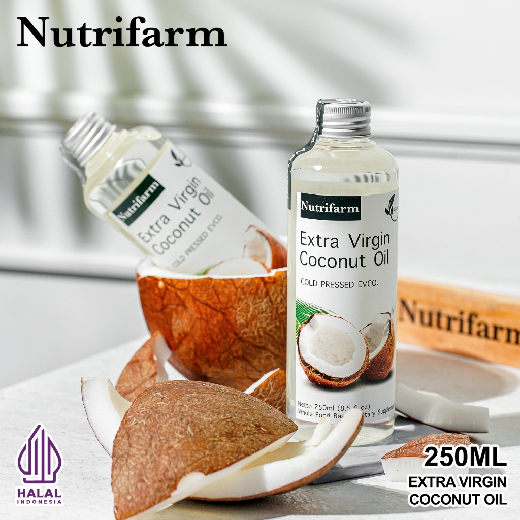 Jual Nutrifarm Extra Virgin Coconut Oil 250 ml | Shopee Indonesia