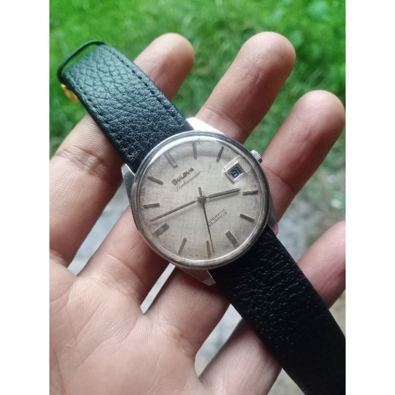 Jual bulova ambassador automatic microrotor. | Shopee Indonesia