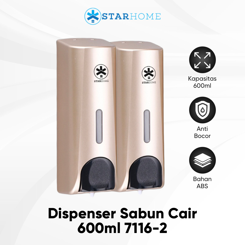 Jual Tempat Sabun Cair Double Tempat Sanitizer Dispenser Sabun Cair 600 ...
