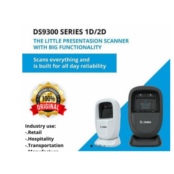 Jual BARCODE SCANNER ZEBRA DS 9308 1D/2D OMNI DIRECTION Garansi RESMI ...
