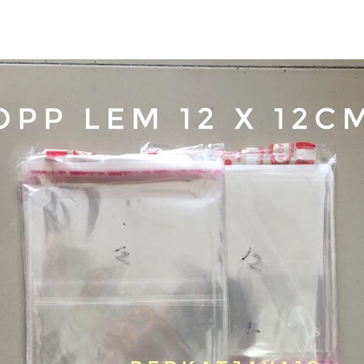 Jual Kantong Plastik OPP Lem 12x12 +3 cm isi 100 pcs Snack Roti ...