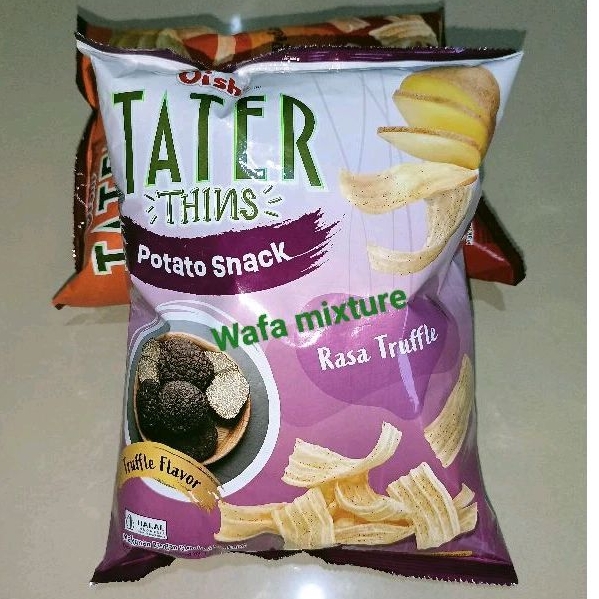 Jual oishi tater thins potato Snack rasa truffle ukuran jumbo 100gr ...