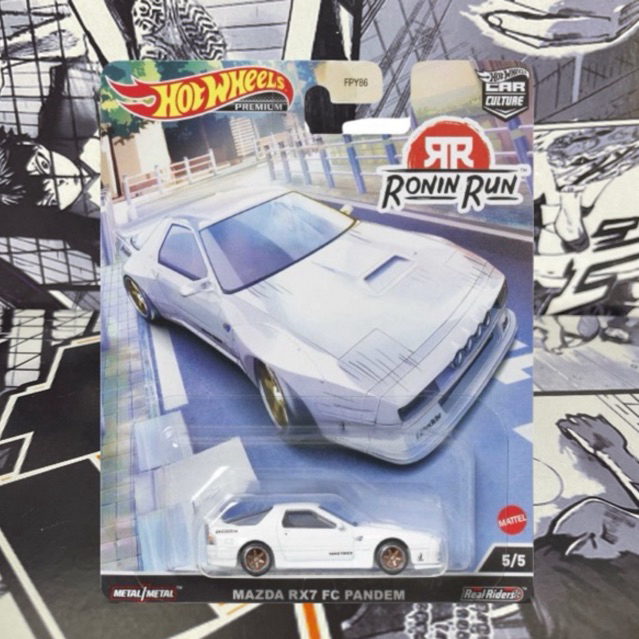 Jual Hot Wheels Mazda RX-7 FC Pandem Ronin Run Silver Premium | Shopee ...