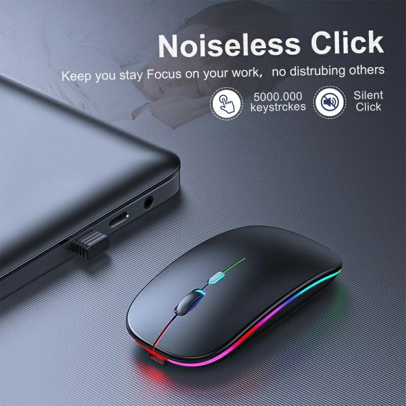 Jual MOUSE WIRELESS / MOUSE BLUETOOTH WIRELESS / MOUSE WIRELESS SILENT ...
