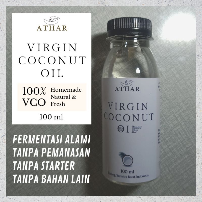Jual VCO Virgin Coconut Oil 100% Organik Minyak Kelapa Murni 100 ml | Shopee Indonesia