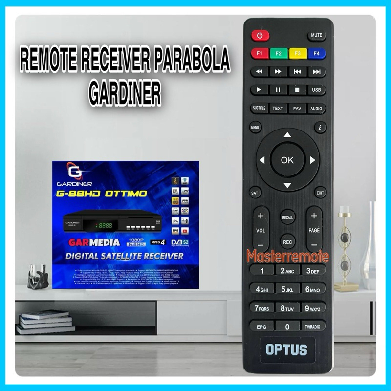 Jual REMOT REMOTE RECEIVER PARABOLA OPTUS / GARDINER / GOL KUALITAS ...