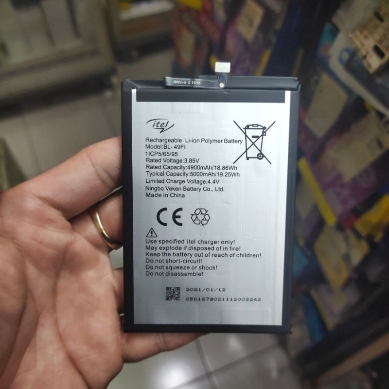 Jual Baterai Batre HP iTEL VISION 1 PLUS L6501 ORIGINAL 100% Model ...